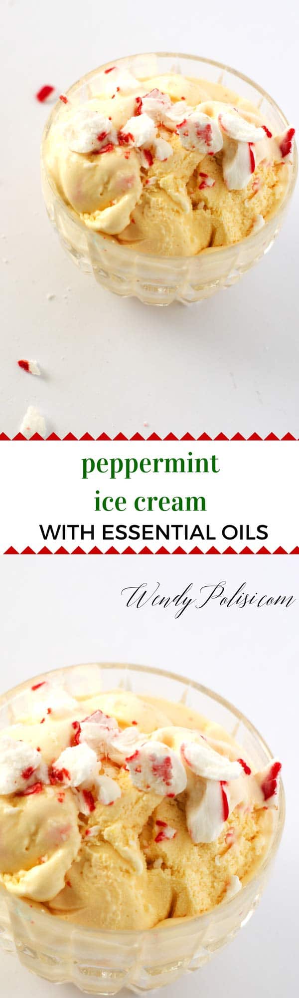 Rich and Creamy Peppermint Ice Cream - Wendy Polisi