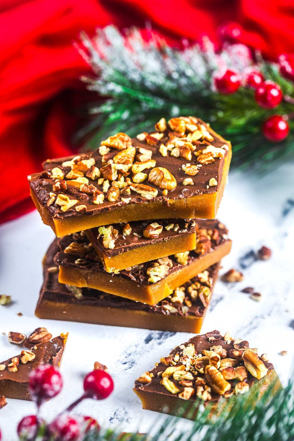 Chocolate Toffee with Pecans