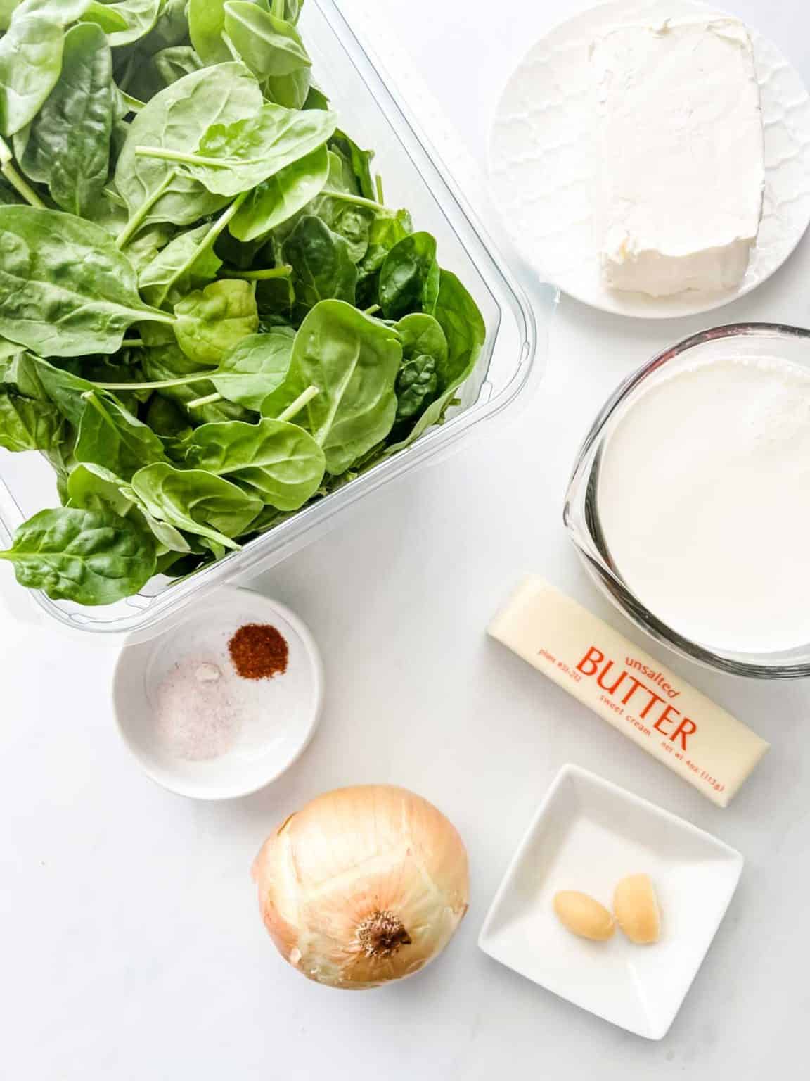 Creamed Spinach with Cream Cheese - Wendy Polisi