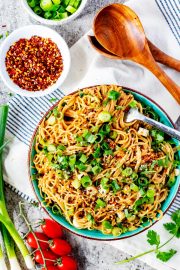15-Minute Sesame Tahini Pasta - Wendy Polisi