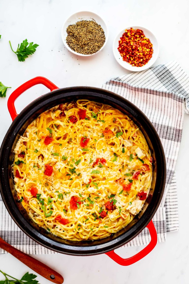 Slow Cooker Chicken Spaghetti - Wendy Polisi