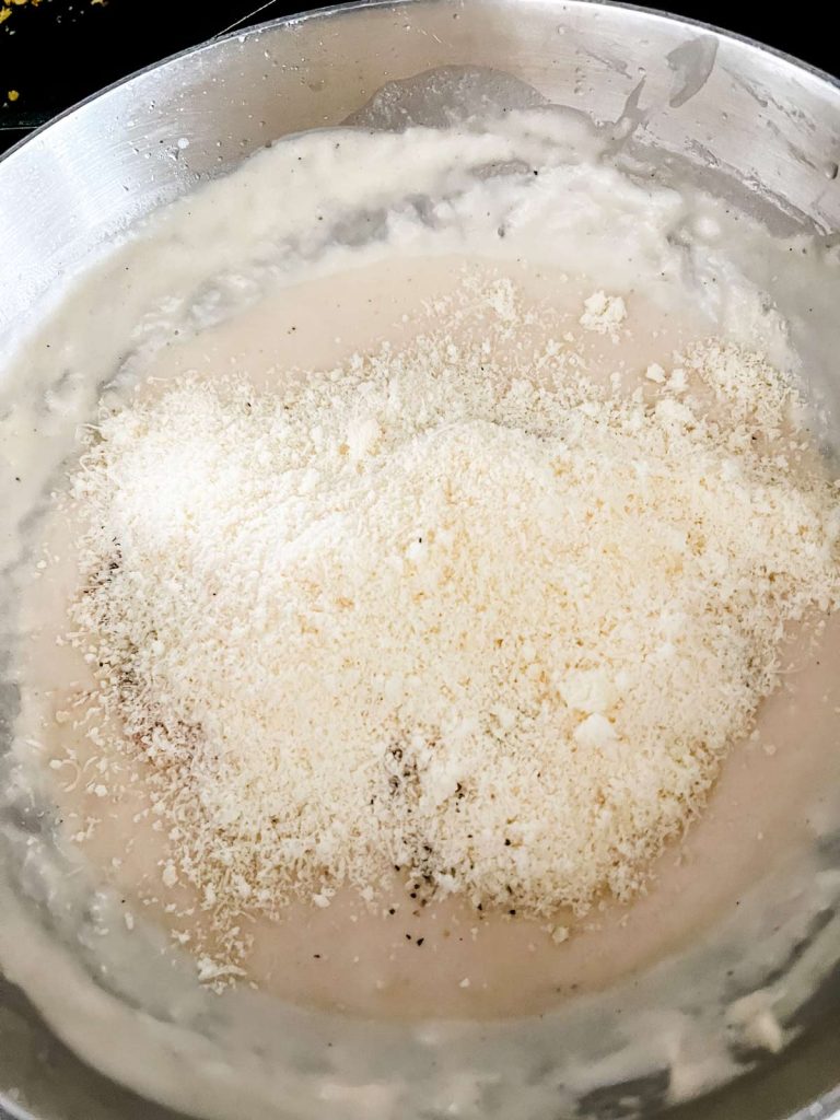 Creamy Garlic Parmesan Sauce - Wendy Polisi