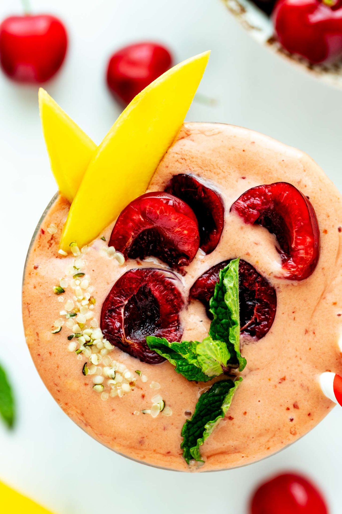 Cherry Mango Smoothie - Wendy Polisi