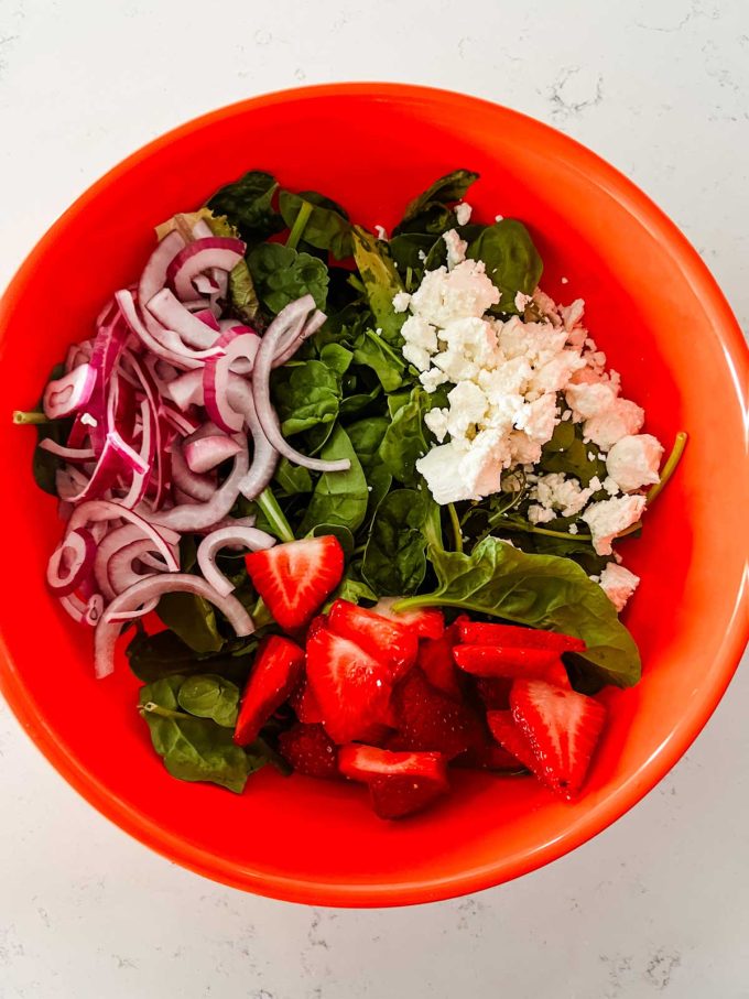 Strawberry Goat Cheese Salad With Pecans Wendy Polisi