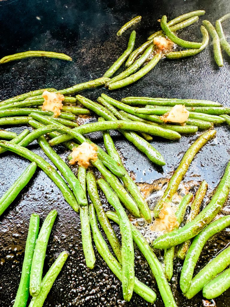 Green Beans On Blackstone