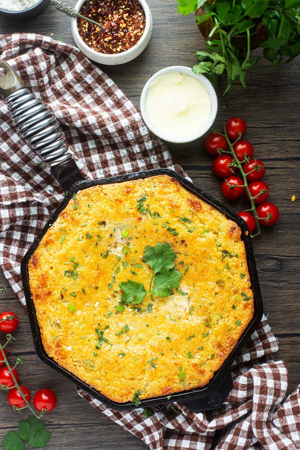 Mexican Cornbread with Creamed Corn - Wendy Polisi
