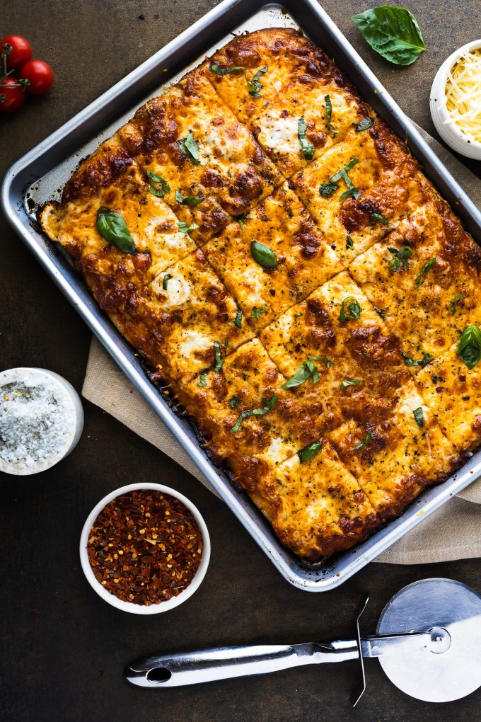 Sheet Pan Pizza - Wendy Polisi