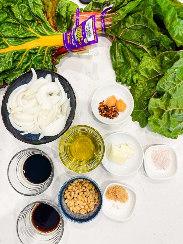 Braised Swiss Chard with Garlic - Wendy Polisi